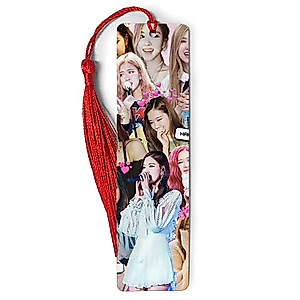 Bookmarks Ruler Metal Blackpink Bookography Collage Measure Tassels Bookworm for Reading Markers Bibliophile Book Christmas Ornament Gift Bookmark