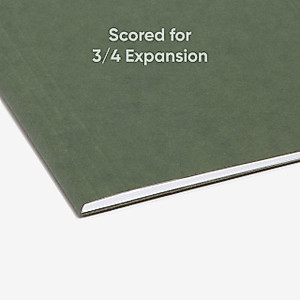 Smead Hanging File Folders for Documents, with 1/5-Cut Tabs, Legal Size, File Organizer for Filing Cabinets, Legal and Office Supplies, Standard Green, 25 Pack (64155)