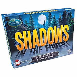 ThinkFun Shadows in The Forest - Unique Play-in-The-Dark Board Game | Ideal for Kids and Adults | Stimulating Brain Teaser | Innovative Gameplay