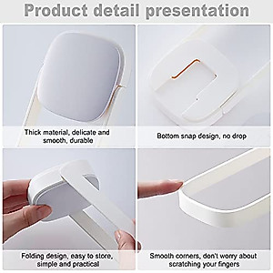 Pack of 2 Clothes Hanger Organizer Stacker Foldable Hanger Holder Rack Wall Mounted/Adhesive for Laundry Room Space Saving