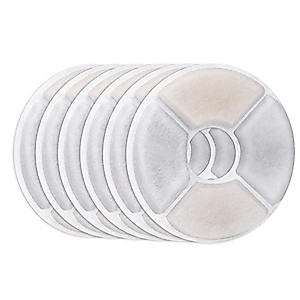 Wonder Creature Cat Water Fountain Filter Replacement For Stainless Steel Top Cat Fountain, 6 Carbon Filters Pack