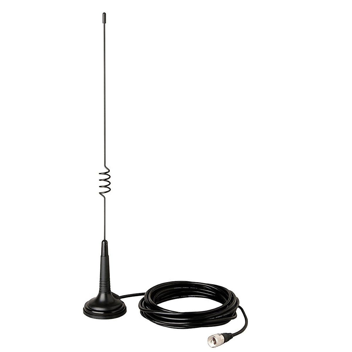 Cobra HG A1000 18.5 inch Magnetic Mount CB Antenna – Heavy Duty Magnet, For use in Cars, SUVS Recreational Vehicles 100 Watt Power Handling Capability, Black