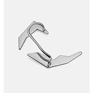 L'VOW Cyber Punk Non-Piercing Cuff Earrings Wrap Unisex Around Earring On Cartilage Clip Jewelry Accessories Cyborg(Style2-Silver)