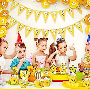 Mario Party Decorations Banner Mario Theme Birthday Party Supplies for Kids Birthday Party Decorations Supplies