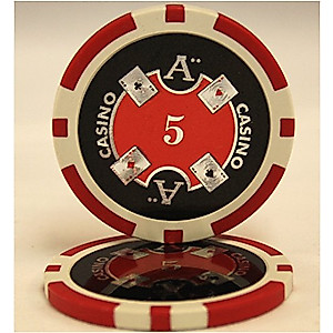 MRC 1000 pcs Ace Casino Poker Chips Set with Aluminum Case Custom Build