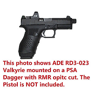 Ade Advanced Optics RD3-023 Shake Wake Valkyrie 4 MOA GREEN Dot Sight for Optics Ready Pistol That is Compatible with RMR fooprint Optics Such as Holosun HS407C/HS507C/HS507T and Riton X3 Tactix PRD.…