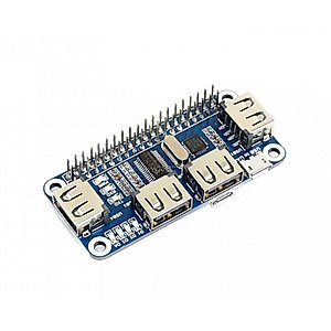 USB to UART Onboard 4 Port USB HUB HAT for Raspberry Pi Zero/Zero W WH@XYGStudy