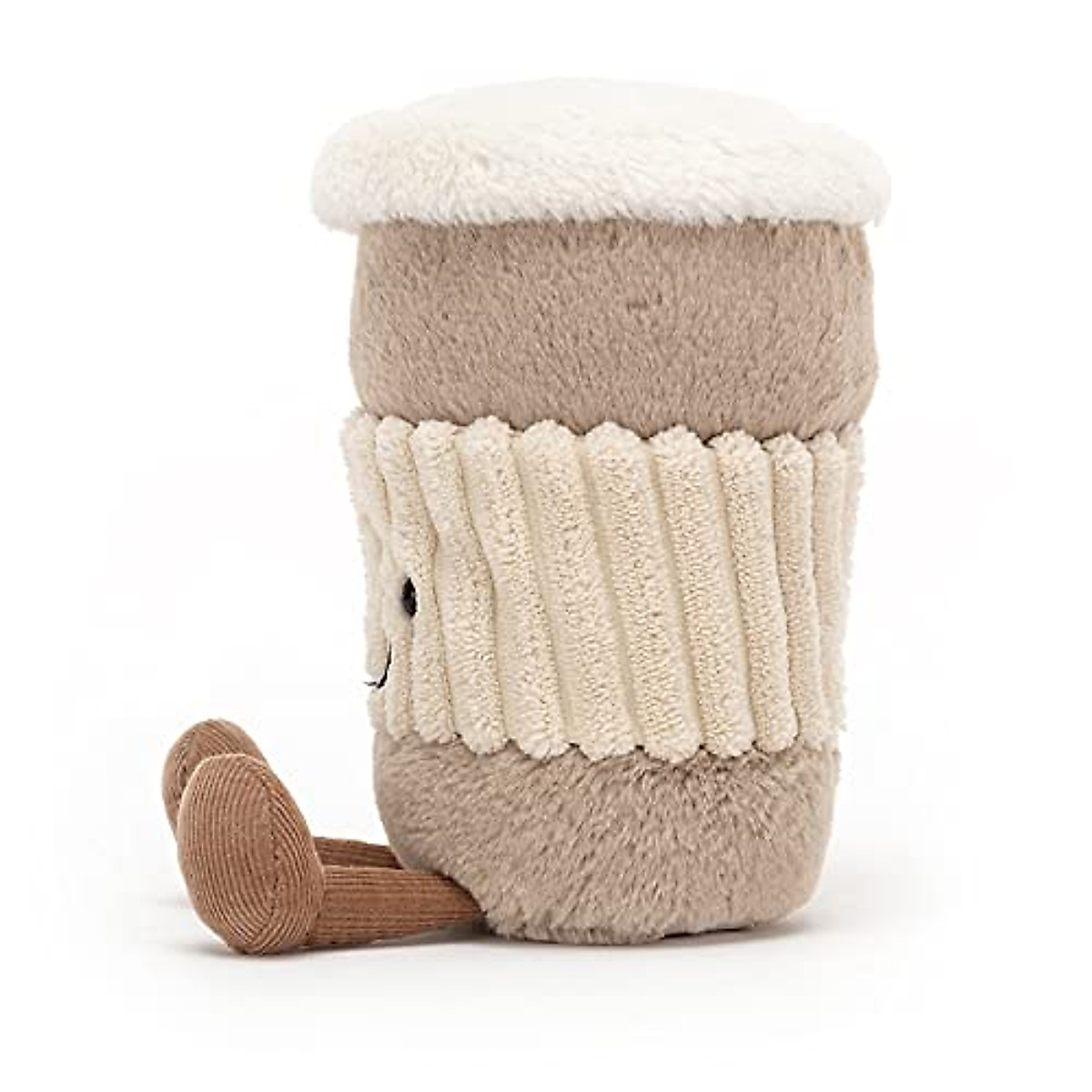Jellycat Amuseables Coffee-to-Go Stuffed Toy, 6 inches | Drink Plush | Fun Gift Idea