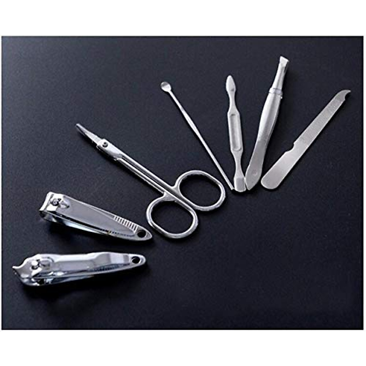 mossty Portable Manicure Set Mini Grooming kit Nail Clipper Accessories Fingernail Trimmer for Home Travel Gift