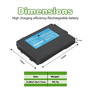 TC77 for Zebra Scanner Battery - for Zebra TC70 Battery - BT-000318 TC77 TC70 TC72 TC75 TC55 Barcode Scanner Battery - TC70X TC75X TC700H TC700K TC720L TC75AH TC75BH TC75EK TC75FK TC75GK Batteries