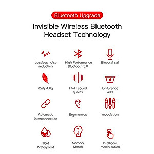 E6S TWS Bluetooth Earphones Wireless Earbuds for Xiaomi Redmi Noise Cancelling Headsets with Microphone Handsfree Headphones