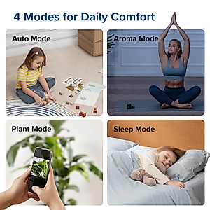 LEVOIT Air Purifiers for Home Bedroom, Smart WiFi, Auto Mode, Covers Up to 1095 Ft² & OasisMist 1000S (10L) Smart Humidifier for Home Large Room Bedroom, Last 100 Hours