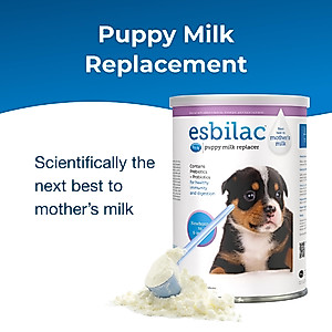 Pet-Ag Esbilac Puppy Milk Replacer Powder - 28 oz - Powdered Puppy Formula with Prebiotics, Probiotics & Vitamins for Puppies Newborn to Six Weeks Old - Easy to Digest