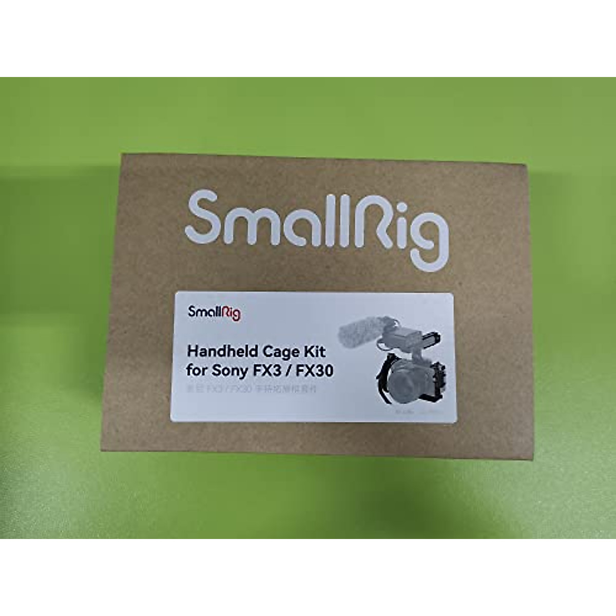 SmallRig Handheld Cage Kit for Sony FX30 FX3 with XLR Handle Extension Rig, Wrist Strap and Clamp for HDMI Cable - 4184