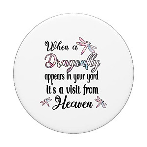 When A Dragonfly Appears Dragonflies PopSockets Swappable PopGrip