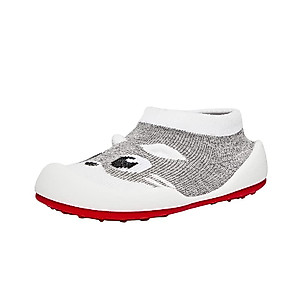 BOXDAQ Infant boy and Girl Indoor and Outdoor Sports Shoes, Casual Silicone Lightweight Non-Slip Toddler Shoes, Breathable Elastic Non-Lacing Socks Overshoes 1 Pair