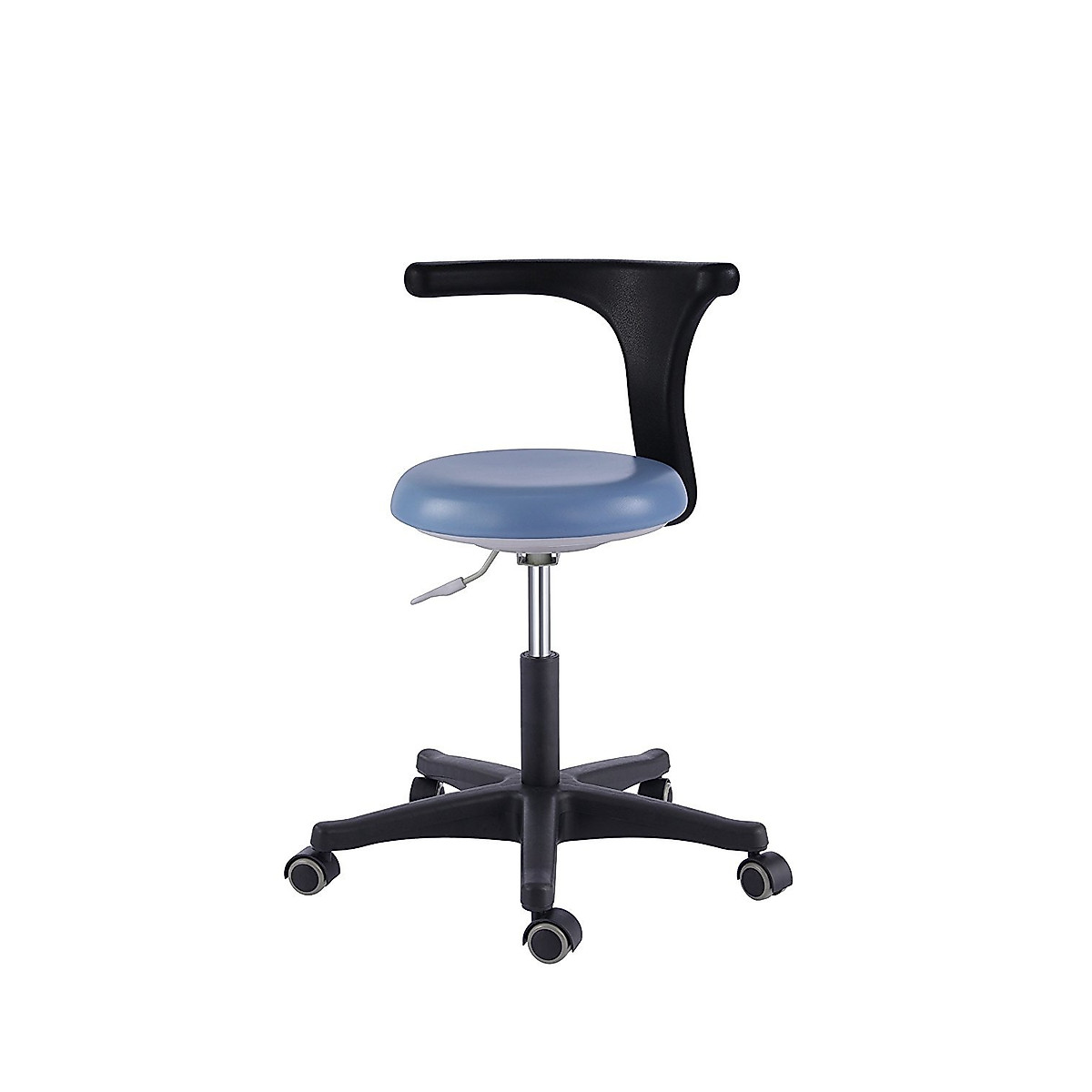 Office Stools Assistant's Stools Medical Adjustable Mobile Chair PU Medium Blue (3#)