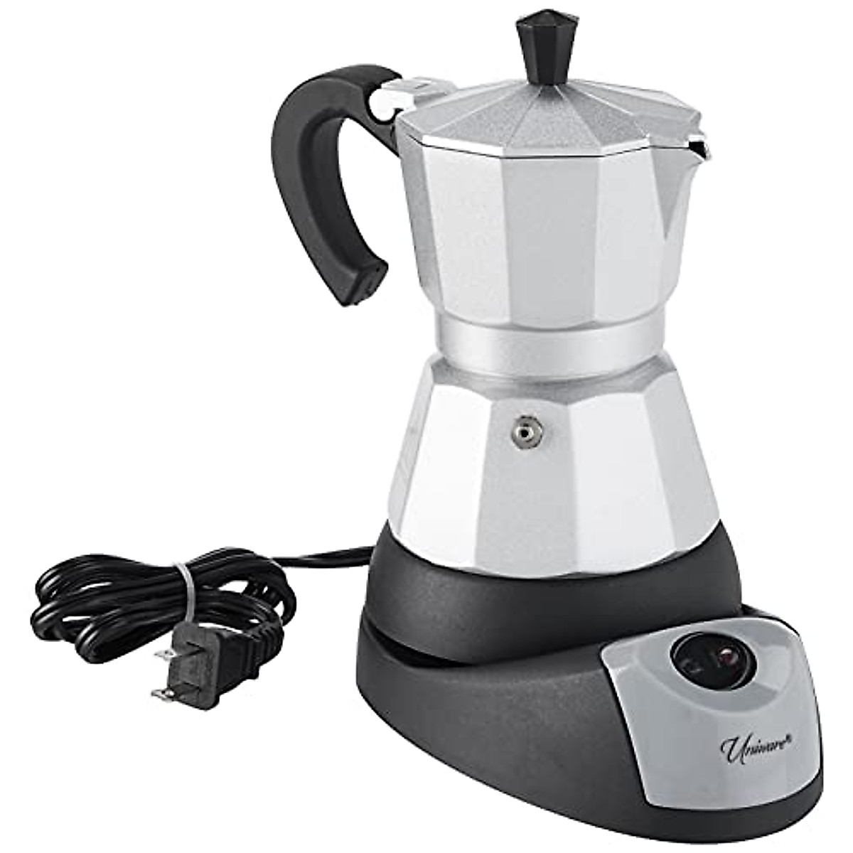 3 Cup Uniware Professional Electric Espresso/Moka Coffee Maker