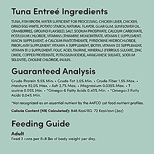 Amazon Brand - Kitzy Wet Cat Food, Variety Pack (Chicken,Tuna & Salmon), Poultry & Seafood cuts in Gravy, Grain Free, 3 Oz (24 pack)