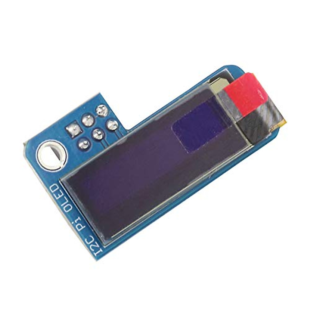 Ferwooh PiOLED 0.91inch OLED Screen Display Module I2C 128X32 Blue for 4B/3B/3B+/2B/B/Zero(Blue)