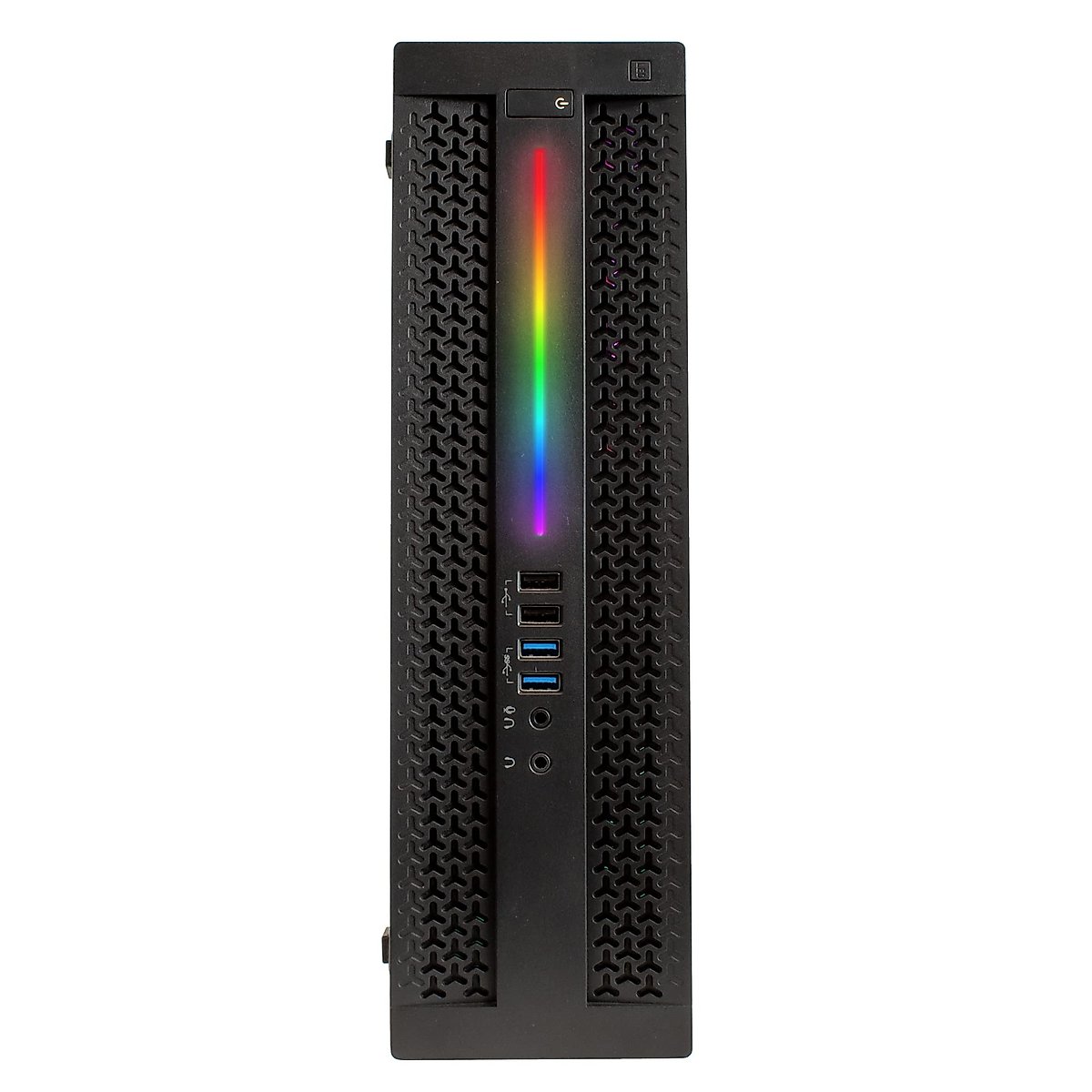 HP EliteDesk 800G1 Small RGB Desktop Computer (SFF) | Quad Core Intel i5 (3.2GHz) | 16GB DDR4 RAM | 500GB SSD + 1TB HDD | 5G-WiFi + Bluetooth | Windows 10 Pro | 24in Monitor | RGB Desk Kit (Renewed)