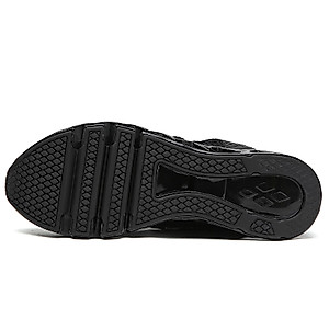 Oplusmic Steel Toe Shoes for Men Indestructible Work Sneakers Puncture Proof Comfortable Slip On Safety Shoes for Work Industrial Coustruction Shoes Black White Size 13