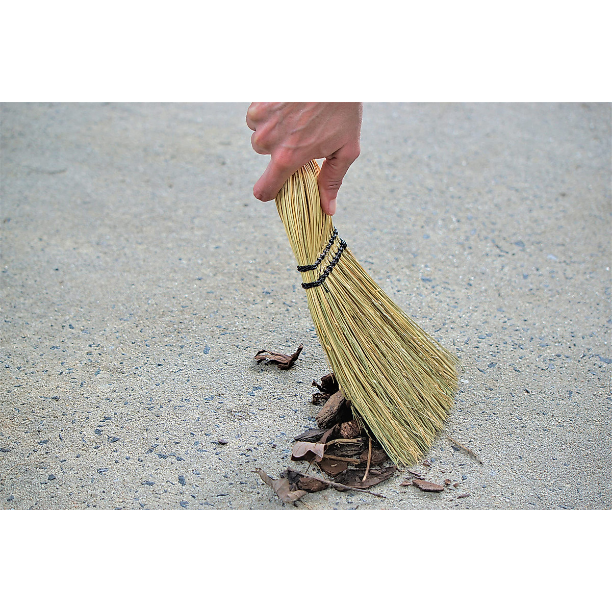 Taylor Precision Products Compact Digital Scale & Rubbermaid Commercial 12 Inch Corn Whisk Broom, Yellow, Flagged Natural Bristles, Remove Dirt and Debris from Porches