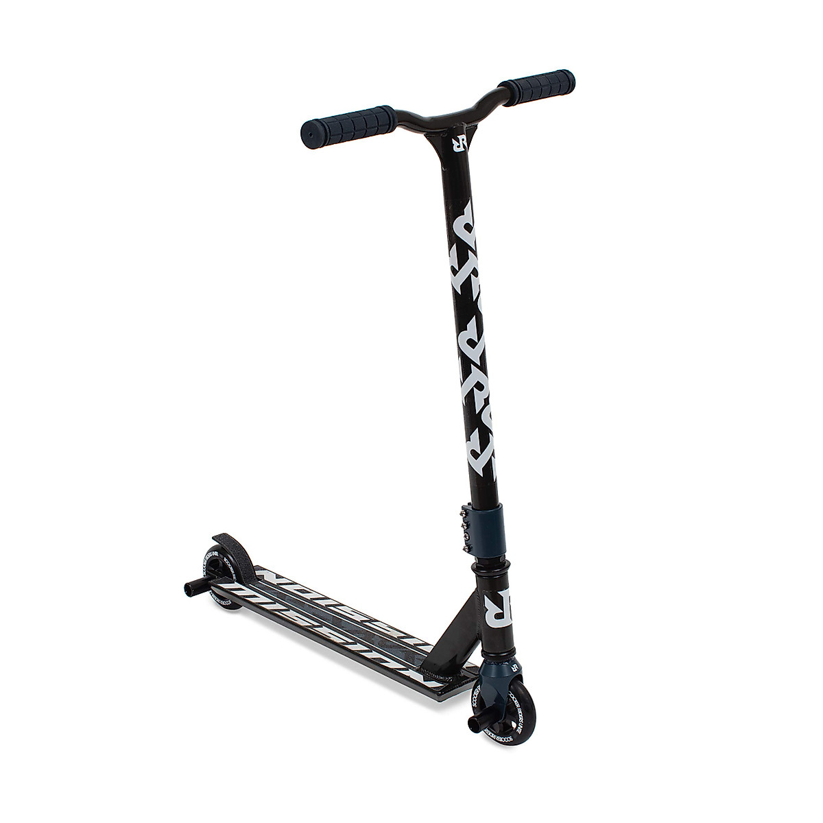 Riprail Mission Stunt Scooter for Skatepark. Pro Scooter for Kids 43" Inches and Up. Unisex Trick Scooter for All Skill Levels. Performance BMX Scooter for Beginner or Professional - Black/Blue
