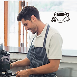 3 PCS Coffee Wall Decor Sticker Coffee Signs for Coffee Bar Kitchen Wall Stickers,Removable DIY Vinyl Mug Decal Wallpaper for Coffee Bar Restaurant Kitchen Home Office Shop Hotel Wall Decoration