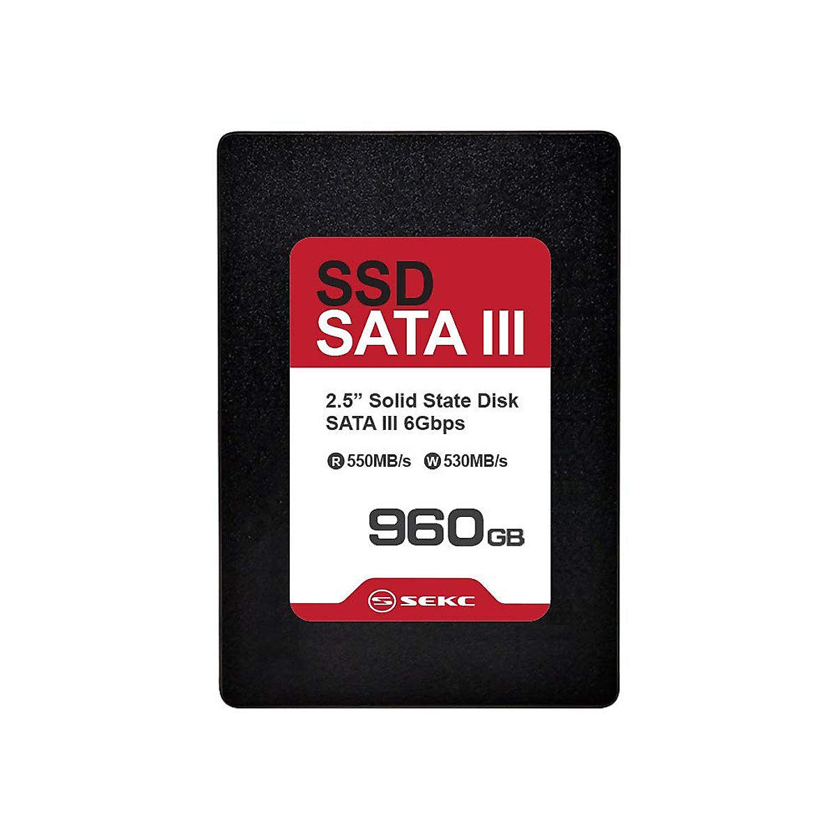SEKC 960GB SSD SATA III 6 Gb/s, Up to 550/530 MB/s Read/Write Speed, Internal 2.5" 7mm (SS310960G)