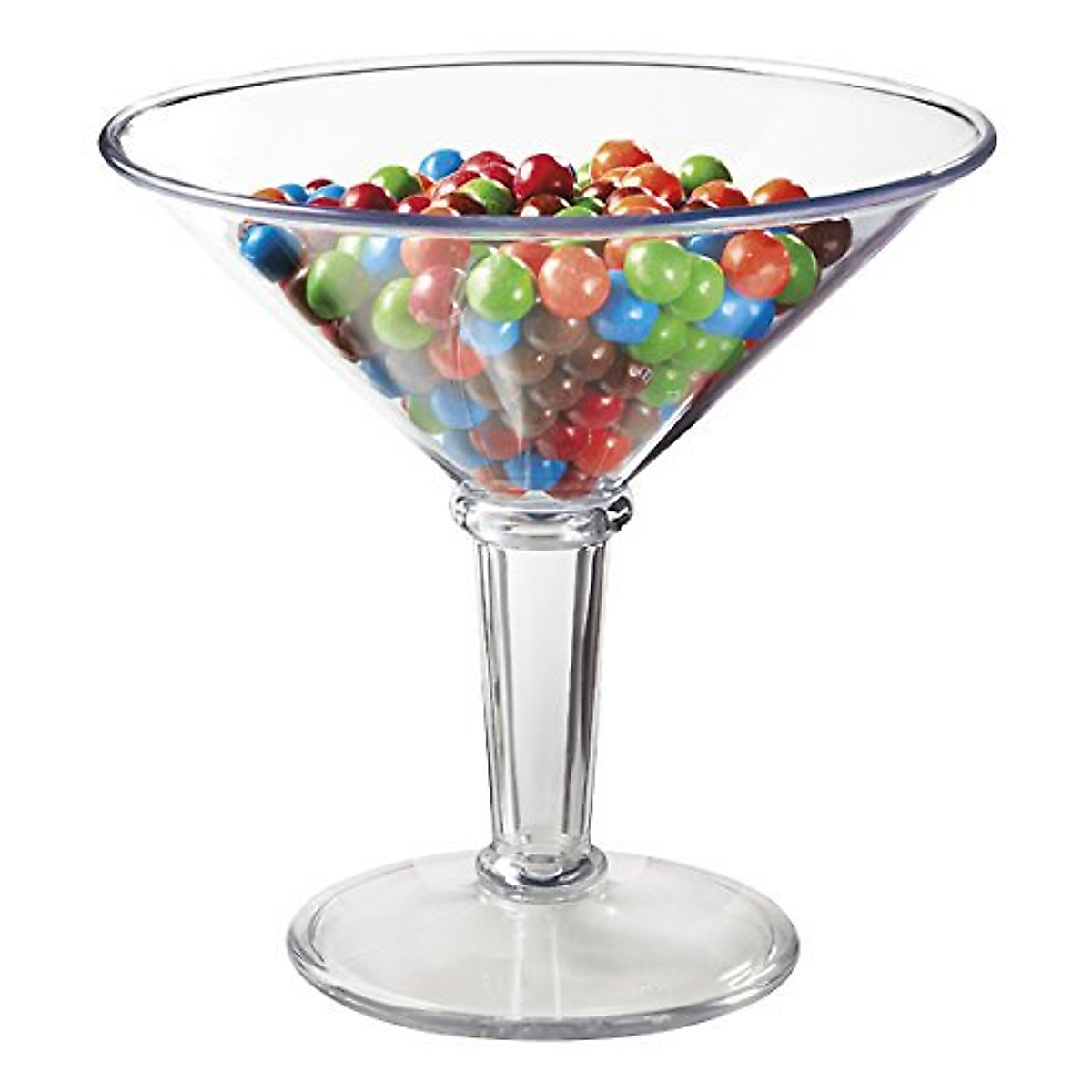 G.E.T. SW-1419-1-SAN-CL Shatterproof Jumbo Martini Cocktail Glass, BPA Free, 48 Ounce, Clear