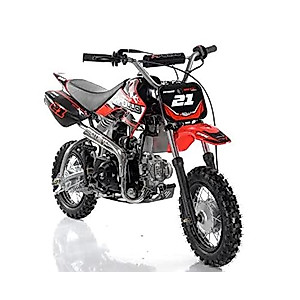 HHH Apollo AGB21C 70CC RFZ Dirt Bike Pitbike Gas Power Vitacci DB21 Fully Automtaic Beginner Dirtbike for Kid and Youth (RED)