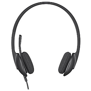 Logitech USB Headset H340, Stereo, USB Headset for Windows and Mac (Certified Refurbished)