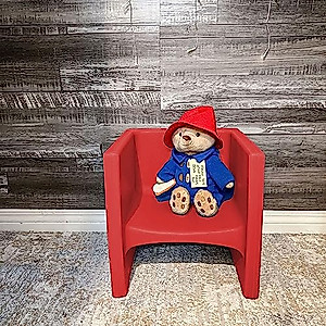 Children's Factory-CF910-008 Cube Chair for Kids, Flexible Seating Classroom Furniture for Daycare/Playroom/Homeschool, Indoor/Outdoor Toddler Chair, Red,1 set