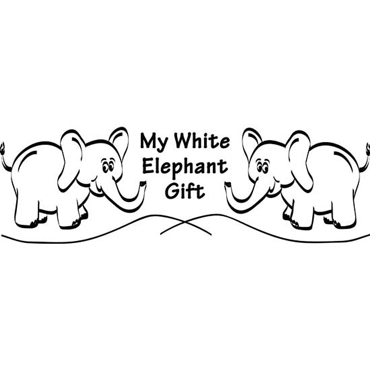 CafePress My White Elephant Gift Signature Mug Mugs Ceramic Coffee Mug, Tea Cup 11 oz