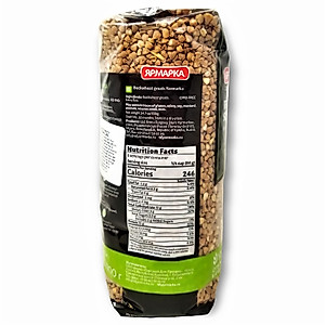 Yarmarka Farm Rosted Buckwheat Groats 700g/1.54lb Non GMO, Rich in Iron, Rich in Fibers and Minerals,, Kosher, Diet Friendly (Pack of 2)