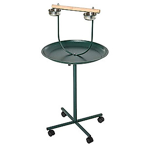 PawHut 49" Bird Play Stand w/Wheels - Green
