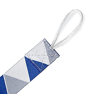 PandaEar Baby Pacifier Clips Solid Color, 4 Pack Universal Holder Leash for Boys and Girls, Teething Toys Teethers (Neutral)