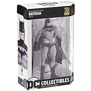 Entertainment Earth Batman Black and White Hush by Jim Lee Action Figure, Multicolor