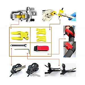 CYCEARTH Bicycle Brake DOT Oil Bleed Kit for Avid Sram Code 5 R Juicy Ultimate Elixir Formula Hayes Bngal Hope Quad Hydraulic Disc Tools …