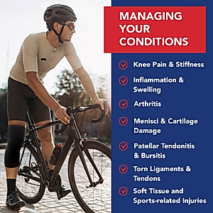 Doctor Developed Knee Brace/Knee Support/Knee Compression Sleeve [single] & Doctor Written Handbook -guaranteed relief for Arthritis, Tendonitis, Injury, (Black/Pink) (Black, 5X-Large (Pack of 1))