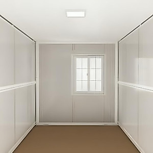 Portable V-Folding Container House: Durable Shelter for Camping & Disaster Relief | 5640 * 2320 * 2360mm - Complete Set with Roof, Sides, Base, Rods