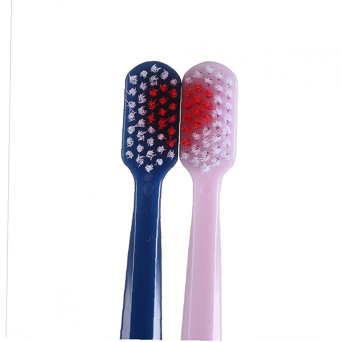 Ruluti 2pcs Adult Toothbrush Couple Toothbrush Soft Oral Cleaning Toothbrushes Gift for Families Lover One Size