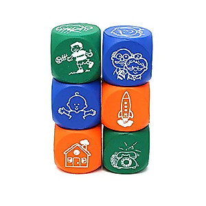 Learning Resources Foam Story Starter Picture Cubes
