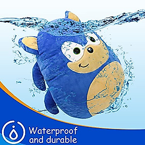 DEYOU Classic 14in Hedgehog Plush Toys Plush Figure Classic Hedgehog Plush Doll for Boys Girls Best Gift (Blue)