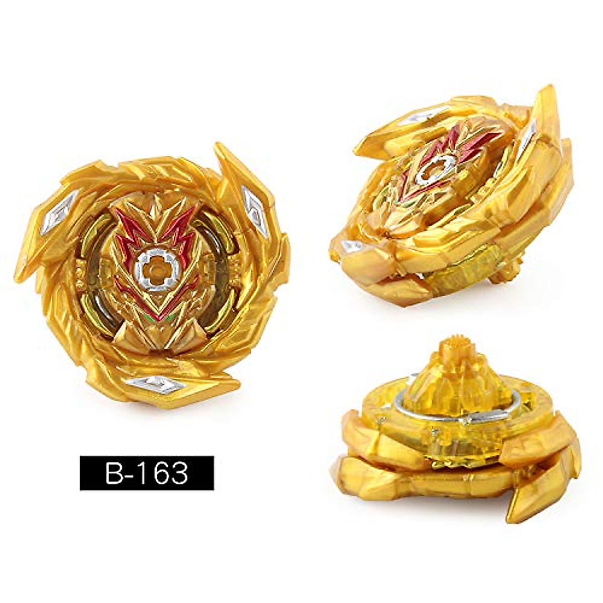 RGoal Bey Battle Burst Gyro Attack Blades Metal Fusion Evolution Combination with Starter Battle Arena, Launchers & Includes 2 Battling Metal Gyro Blades