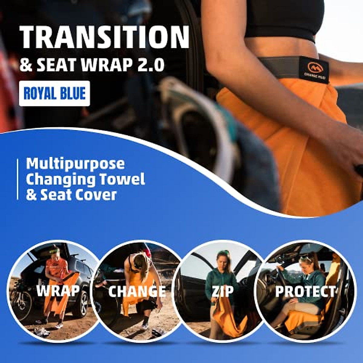M Orange Mud Transition & Seat Wrap V2.0 (Royal Blue)