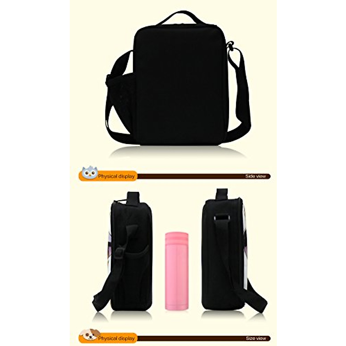 Generic Galaxy Printed Lunch Bags for Kids Insulated Lunch Box Cooler for Adult