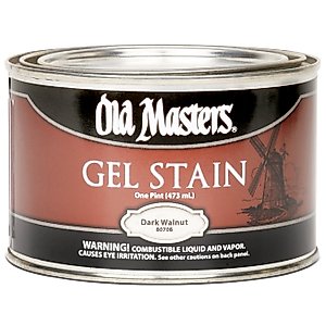 Old Masters, Dark Walnut 80708 Gel Stain, 1 Pint (Single), 16 Fluid Ounces