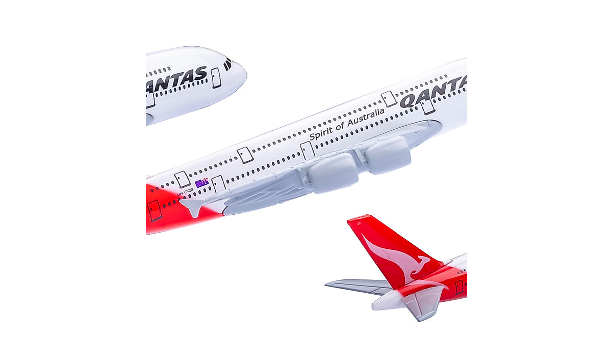 Qantas A380 Model Airplane - Premium 1:400 Scale Diecast Replica